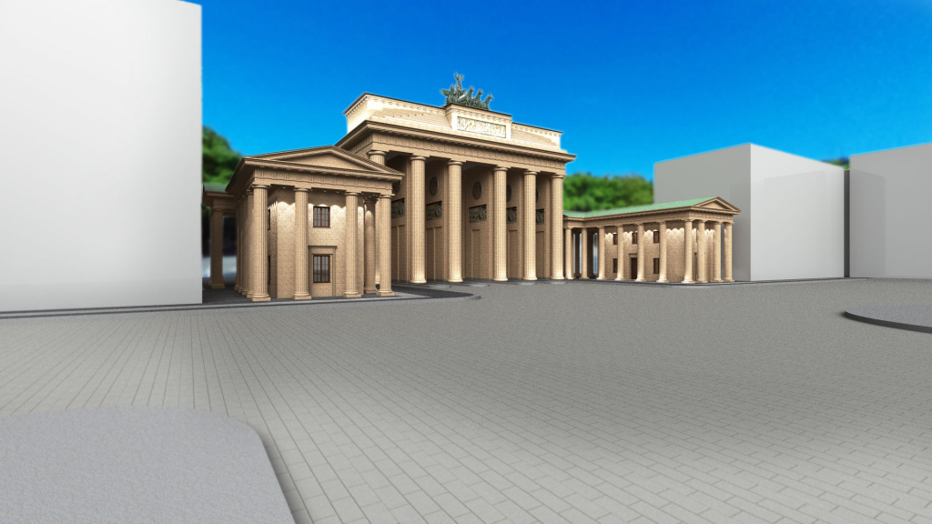Remodeled in ARCHLine.XP - Brandenburg Gate, Berlin